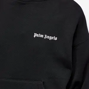 Palm Angels Logo Stripe Hoodie