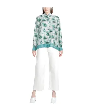 Max Mara Printed Long Sleeve Shirt