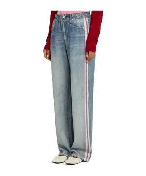 Rag & Bone Denim-print Cotton Track Pants