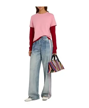 Rag & Bone Denim-print Cotton Track Pants
