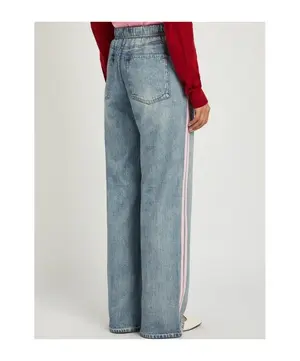 Rag & Bone Denim-print Cotton Track Pants
