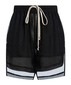 Rick Owens Solid Color Shorts - Black