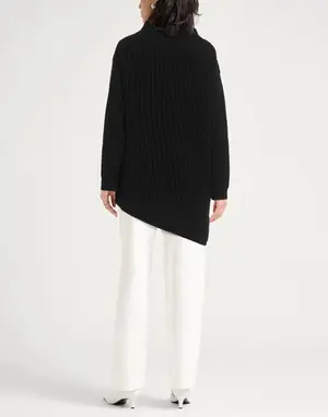 Max Mara Solid Color Knitted Turtleneck Sweater