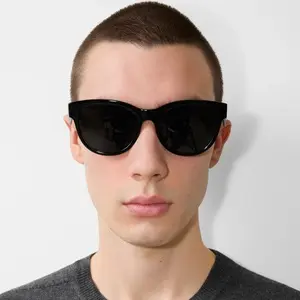 Burberry Check Round Sunglasses