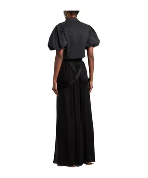 Max Mara Solid Color Flared Skirt