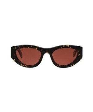 Marni Leopard Print Cat-eye Sunglasses - Brown
