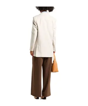 Max Mara Double-breasted Linen Blazer