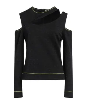GANNI Crew-neck Knitted Top