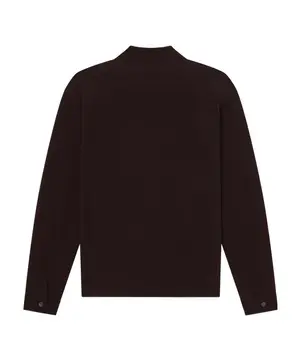 FRAME Long-sleeved Piqué Polo Shirt
