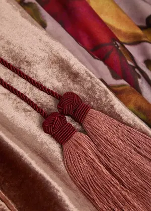La DoubleJ Duster Tassel Velvet Coat