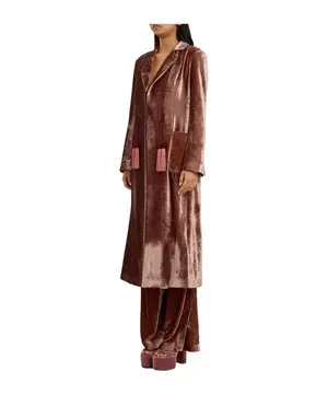 La DoubleJ Duster Tassel Velvet Coat