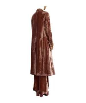 La DoubleJ Duster Tassel Velvet Coat