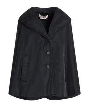 Marni Sleeveless Cape Coat With Notched Lapel