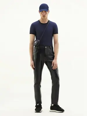 COURREGES Courrèges Bumpy Contrast Crewneck T-shirt