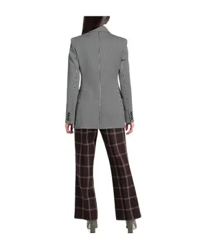 Max Mara Double-breasted Striped Suit Jacket