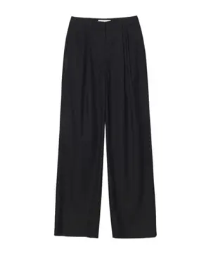DUNST Pleated Straight-leg Trousers