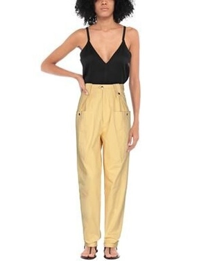 Isabel Marant Étoile Solid Minimalist Slim Fit Long Pants