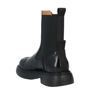 GANNI Patent Leather Ankle Boots