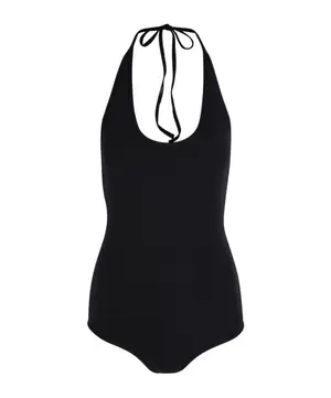 TOTEME Halterneck Swimsuit - Black