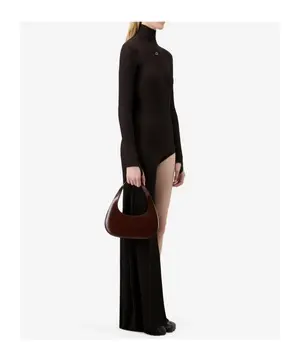Coperni Ribbed Cut-out Dress