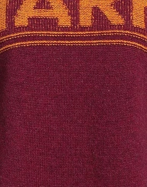 Marni Two-tone Knit Sweater With Brand Logo