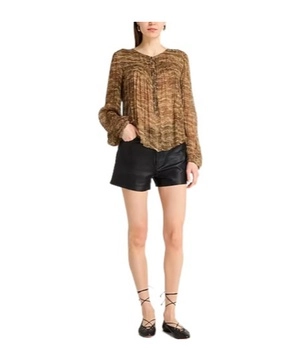 Isabel Marant Étoile Bohemian Printed Chiffon Top