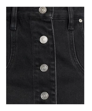 Isabel Marant Étoile Button-front Denim Midi Skirt - Black
