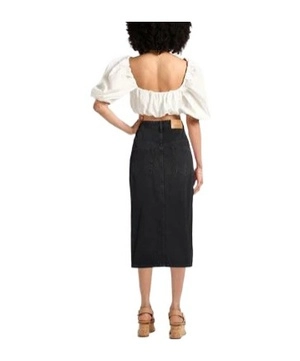 Isabel Marant Étoile Button-front Denim Midi Skirt - Black