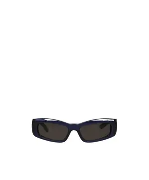 Balenciaga Rectangular Frame Sunglasses - Black