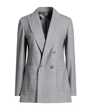 Max Mara The Self-cultivation Double- Suit - Gray