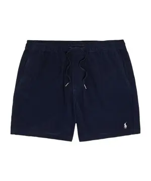 Polo Ralph Lauren Logo-embroidered Corduroy Shorts - Black