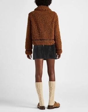 Sportmax Minimalist Solid Color Mesh Umbrella Skirt