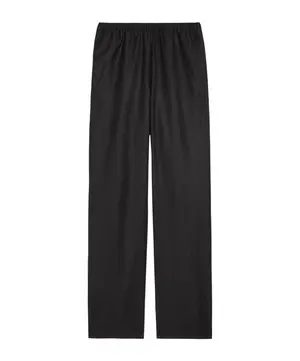 RÓHE Relaxed Straight-leg Wool Trousers - Black