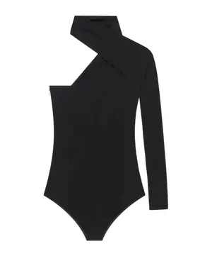 COURREGES One-shoulder Twisted Bodysuit