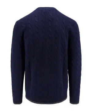 Polo Ralph Lauren Cable Knit Cardigan With Embroidered Pony Logo