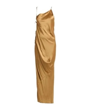 Rick Owens Satin One-shoulder Dress