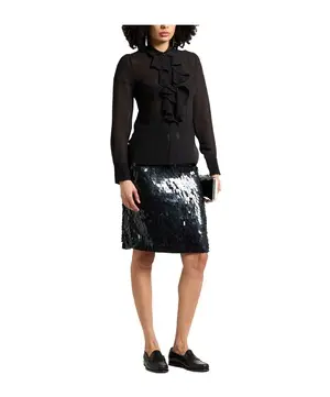 GANNI Plain Long Sleeve Shirt