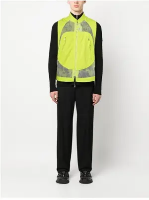 Stone Island Mesh Panelled Zipped Vest
