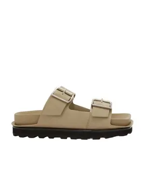 JIL SANDER Double Buckle Open-toe Sandals