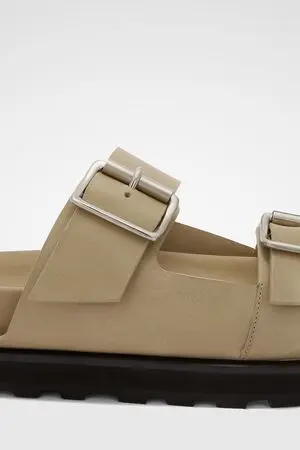 JIL SANDER Double Buckle Open-toe Sandals