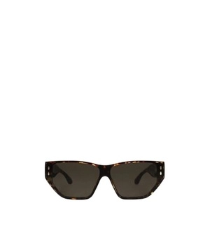 Isabel Marant Étoile Minimalist Fashion Rectangular Sunglasses - Green