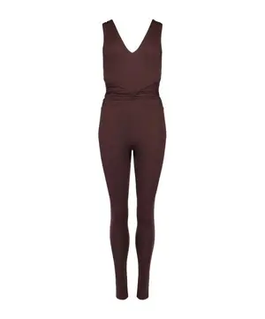 ERES Hope Ribbed Knit Jumpsuit - Red
