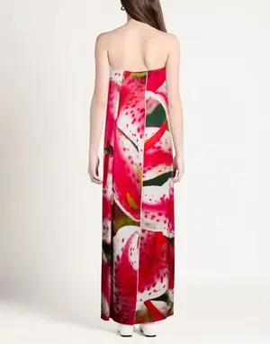 Tory Burch Printed Strapless Maxi Dress