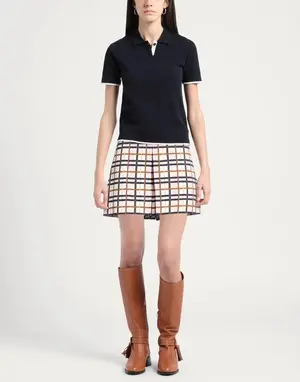 Tory Burch Stretchy Plaid Shorts