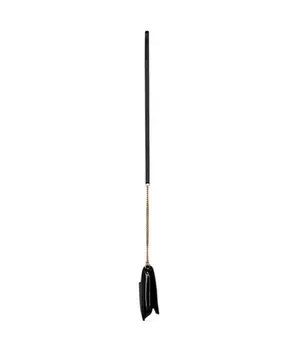 Saint Laurent Cassandre Phone Holder In Patent Leather - Black