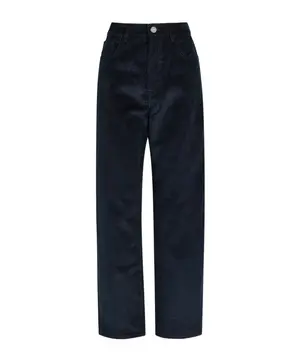 RÓHE Bruun Wide-leg Corduroy Trousers - Black