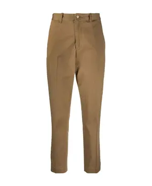Polo Ralph Lauren Cropped Slim Fit Twill Chino Trousers - No