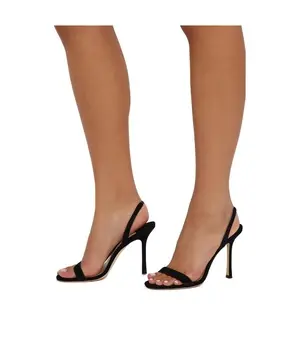 JIMMY CHOO Suede Slingback Sandals