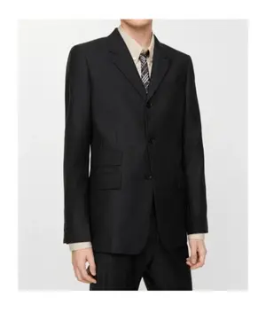 Burberry Striped Wool Mohair Tailored Jacket