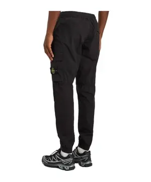 Stone Island Logo Stretch-cotton Cargo Trousers
